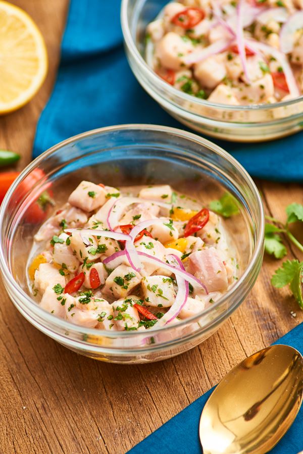 Ceviche de Peixe Branco